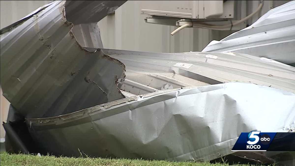 Strong winds cause costly damage to high school, homes in Perkins