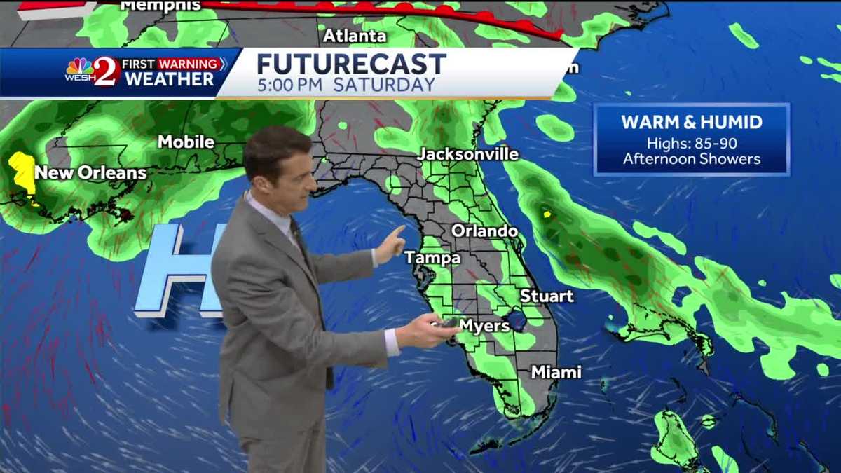 Dry Friday with showers and storms returning this weekend!