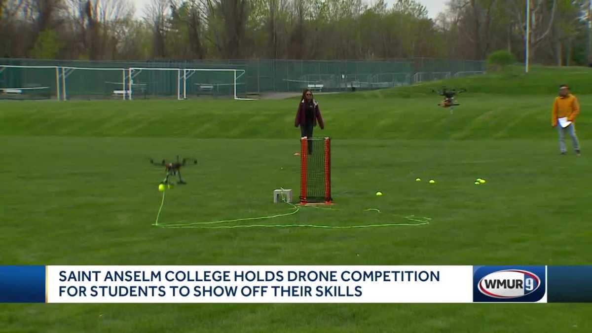 High school students participate in drone competition
