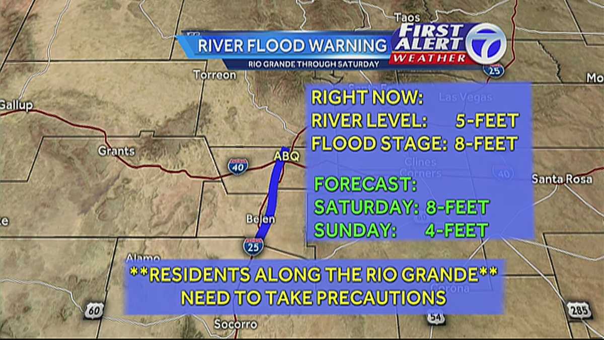 Rio Grande to hit flood stage overnight