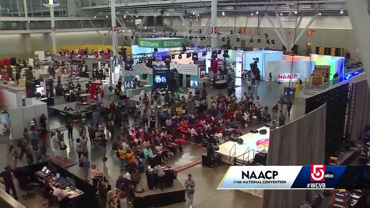 NAACP delegates pack Boston convention center
