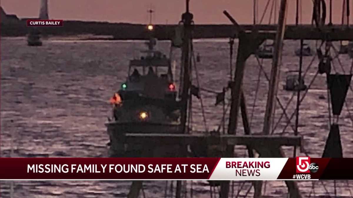 Family missing at sea found safe