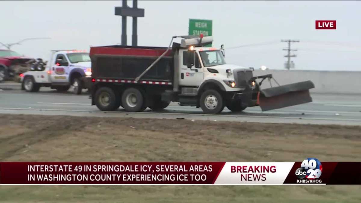 Uncut interview with ARDOT about icy conditions