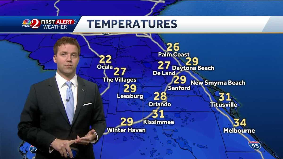 Frigid temperatures Thursday morning