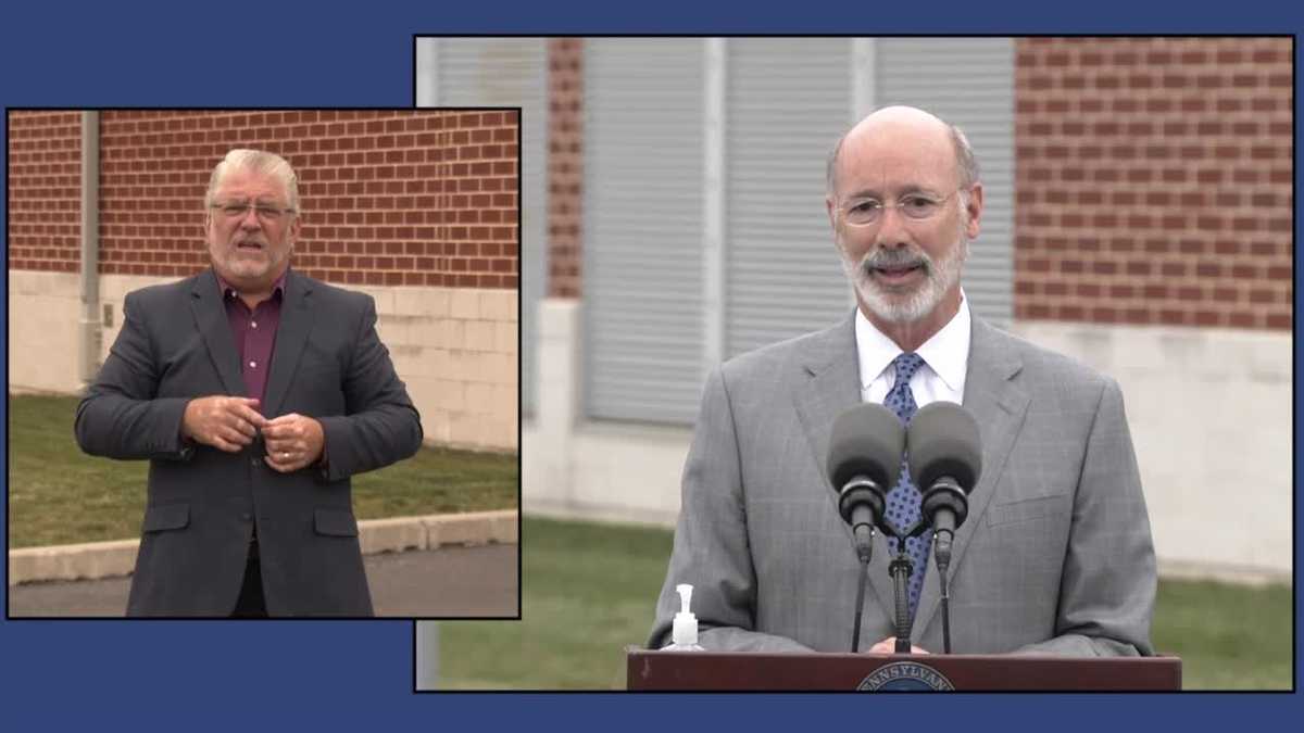 Pennsylvania Gov. Tom Wolf talks about COVID-19 mitigation efforts ...