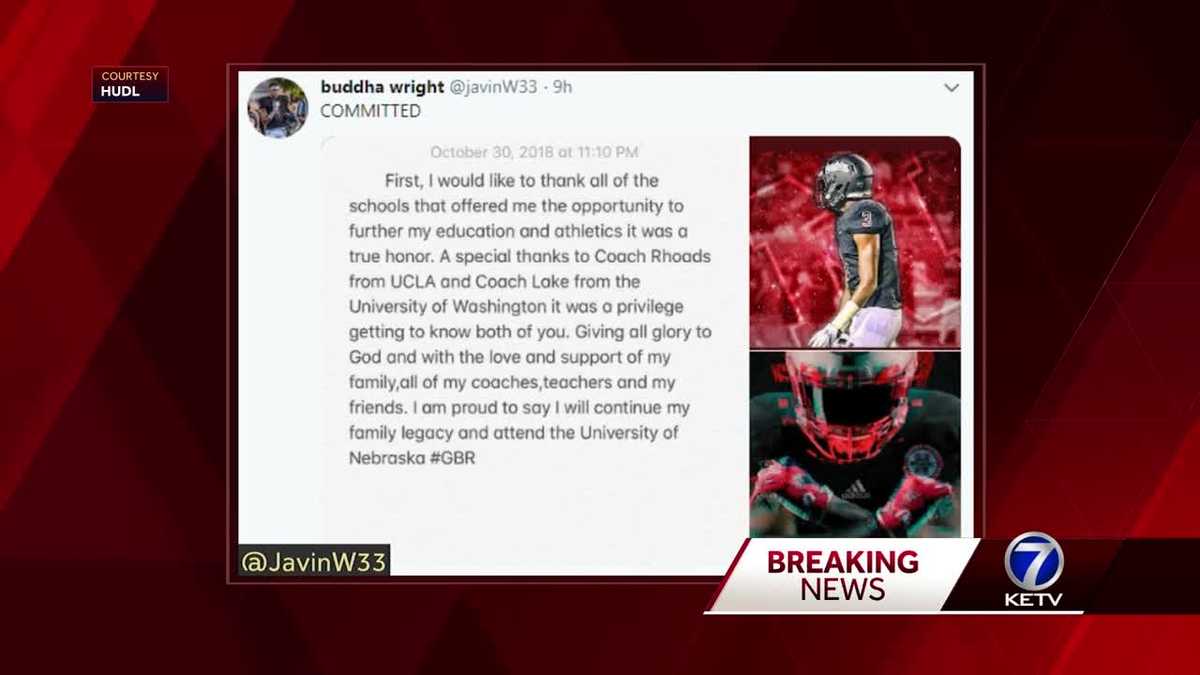 Javin Wright commits to Nebraska