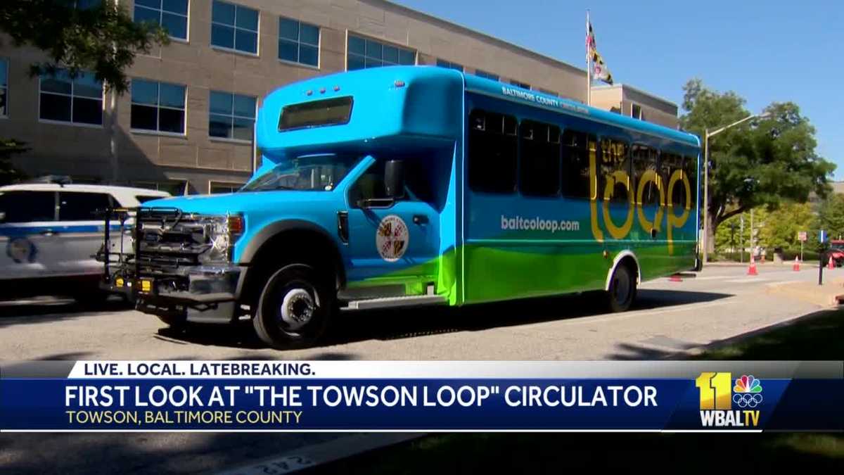Free Towson Circulator bus gets new name, major updates