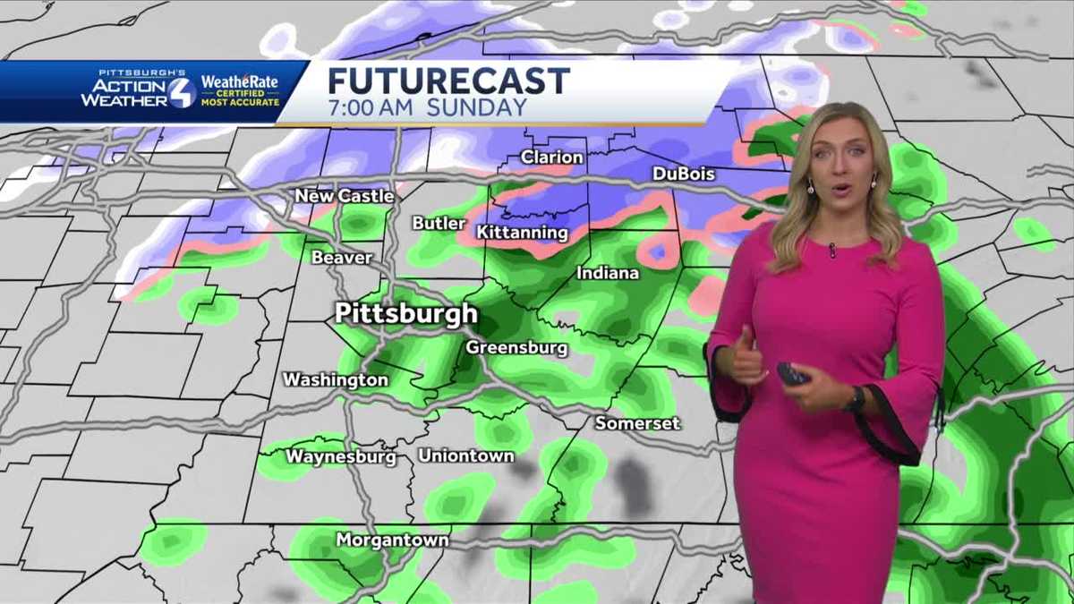 Seasonable Saturday, Showers Sunday