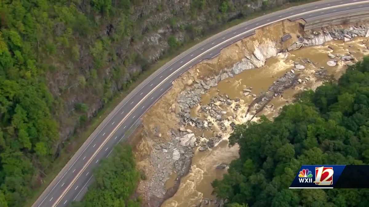 NC: Lanes of Interstate 40 destroyed by Helene could open soon