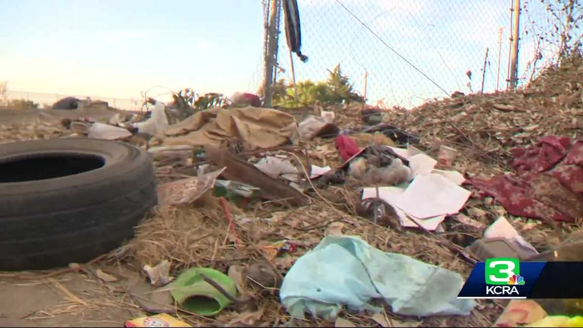 Woman in box killed as crew clears Modesto homeless camp