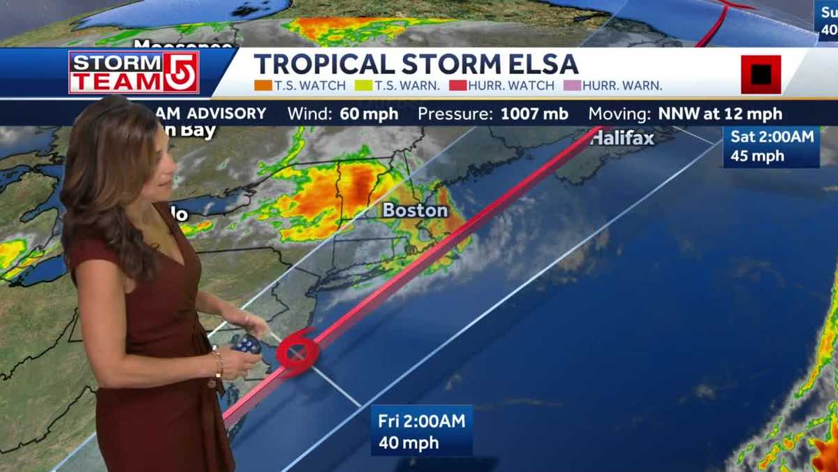 Here's how and when Elsa could affect Massachusetts