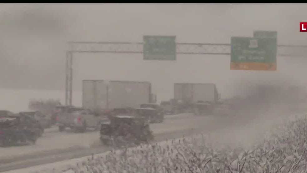 I-93 closed in New Hampshire after electrical wires come down