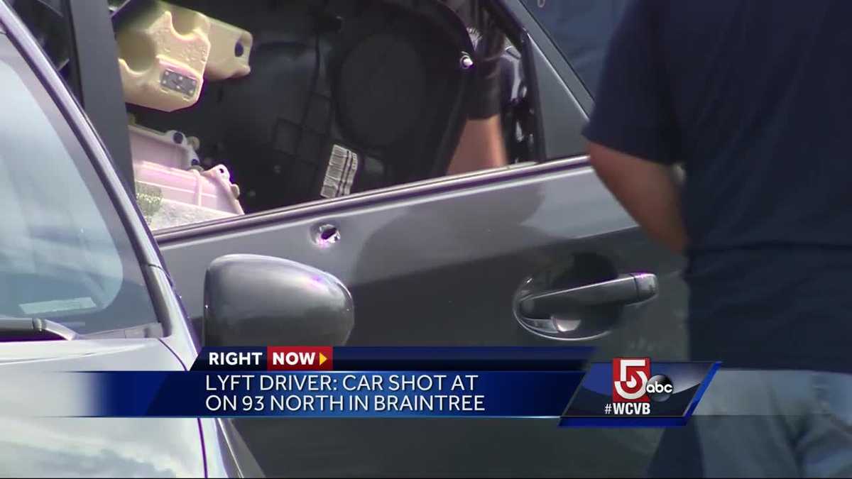 Lyft driver shot at on highway