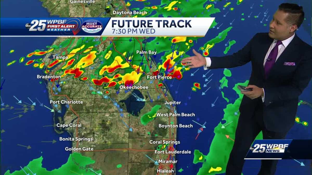 Scattered strong storms this evening