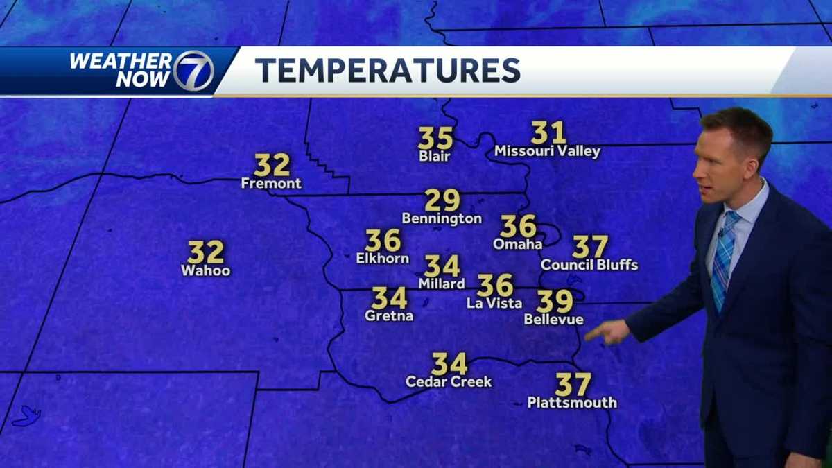 Chilly Monday morning, pleasant this afternoon