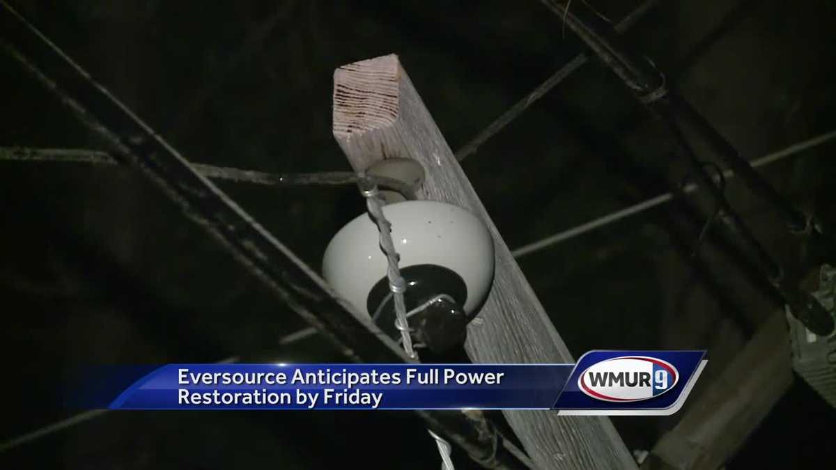Eversource Anticipates Full Power Restoration By Friday