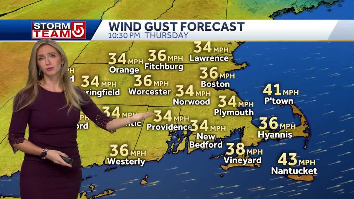 Video: Winds from wicked October storm to persist into Friday