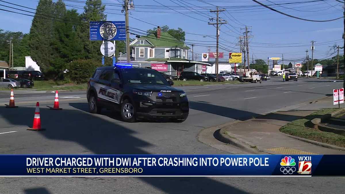 North Carolina: Man charged with DWI following crash on West Market ...