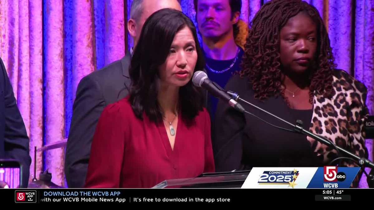 Boston Mayor Michelle Wu lays out second term plans in victory speech