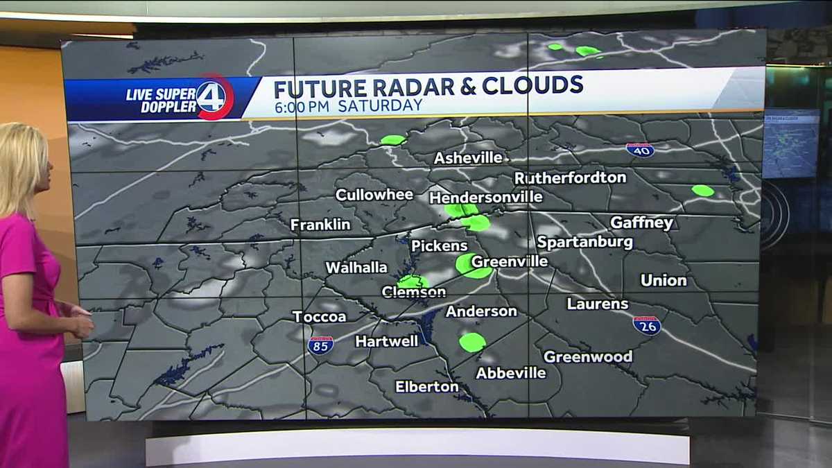 Videocast: Isolated showers today