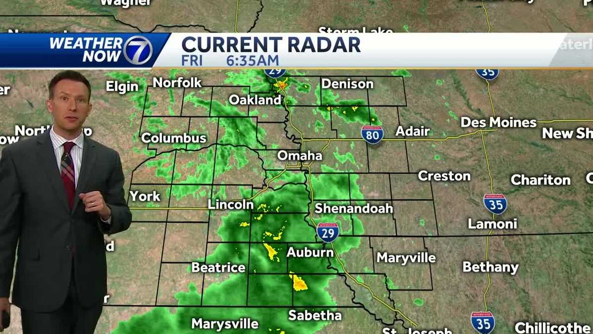 Scattered rain early Friday, storms possible Saturday