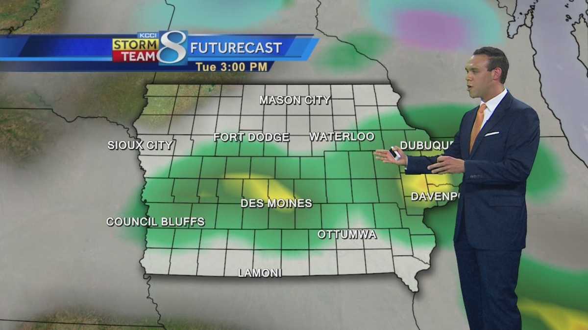 Scattered rainfall expected throughout the week