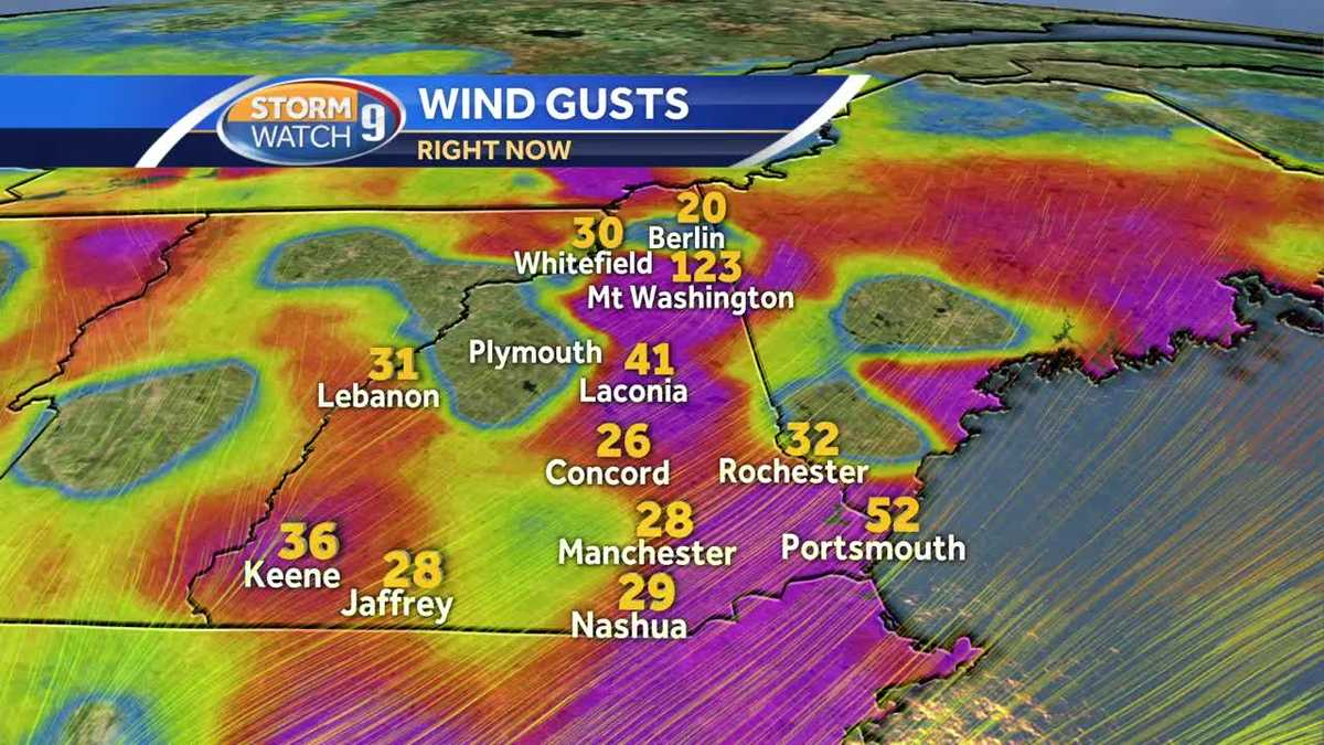 Watch: Wind gusts over 50 mph, heavy snow