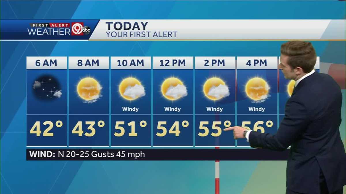 Colder temperatures return Thursday, hard freeze possible overnight