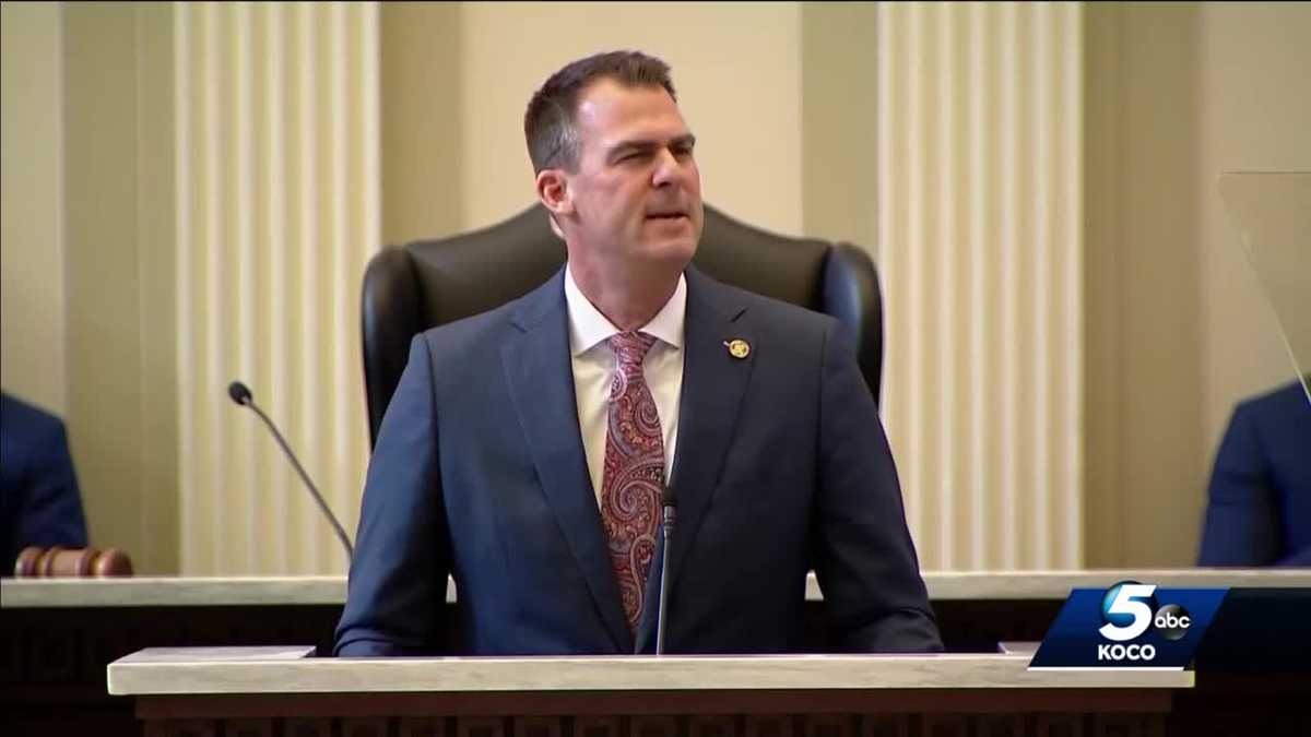 Gov. Kevin Stitt gives speech to start 2022 legislative session