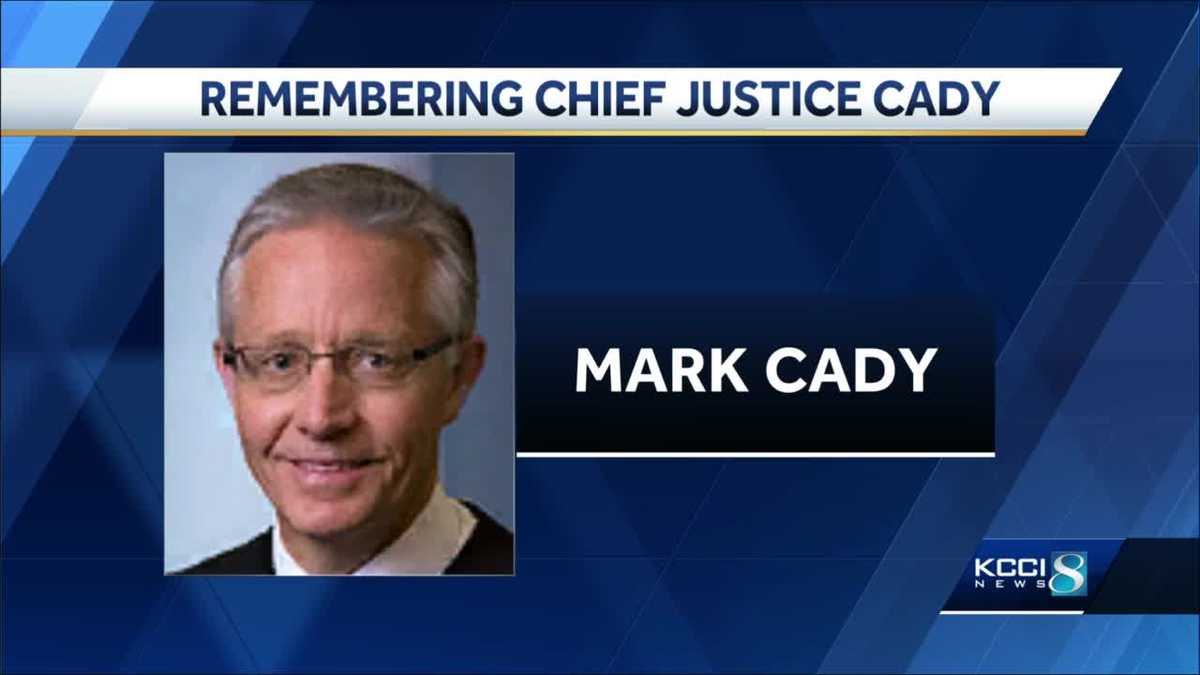 Public service celebrating Iowa Chief Justice Mark Cady's life ...