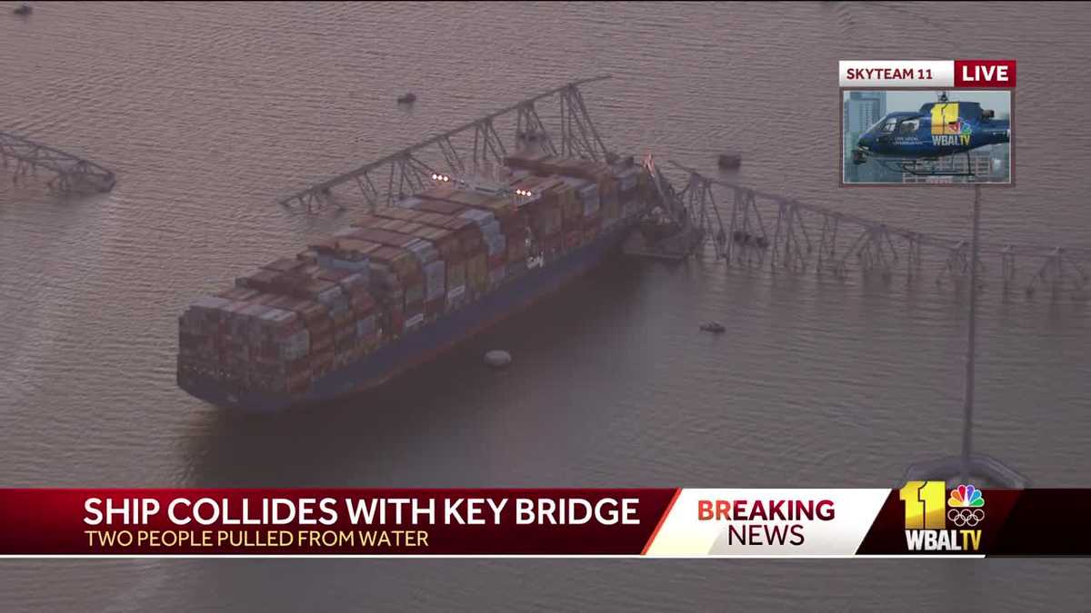 Baltimore bridge collapse: 2 rescued from wreckage so far