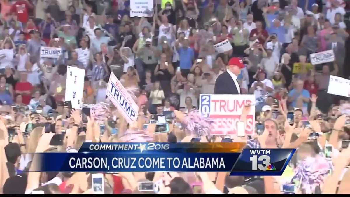 Carson, Cruz and Bush to come to Alabama