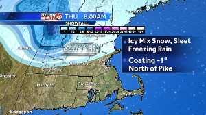 Icy mix expected through Thursday morning