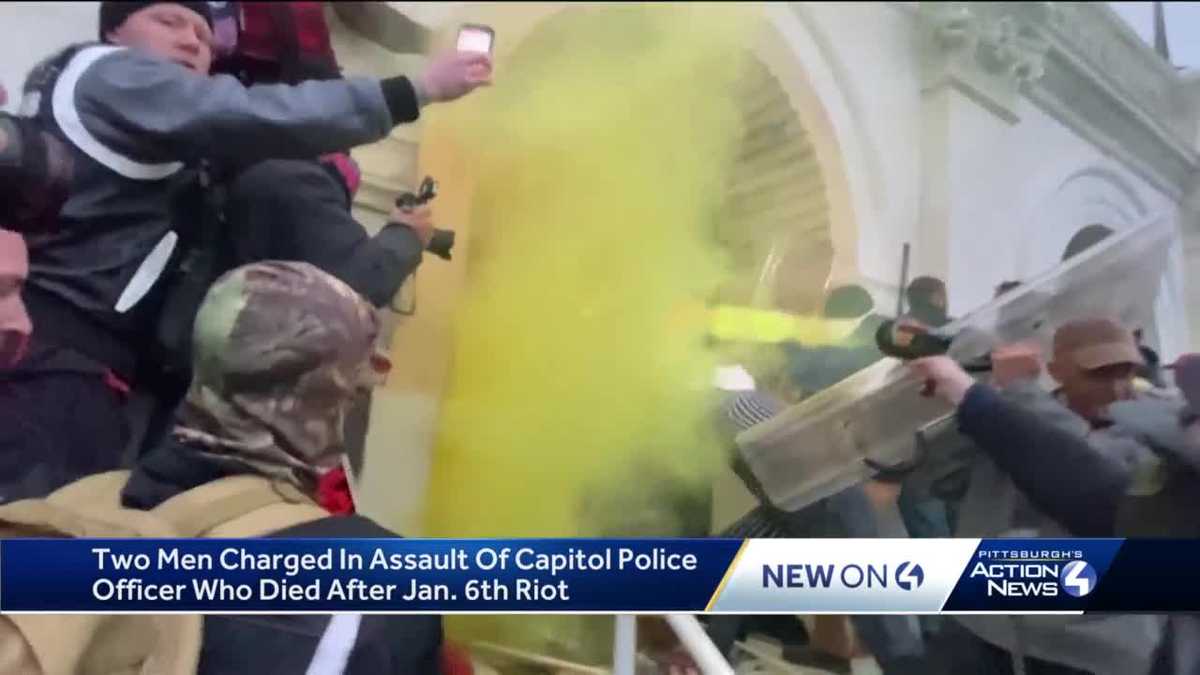 FBI details evidence as 2 charged in assault of Capitol officer who ...