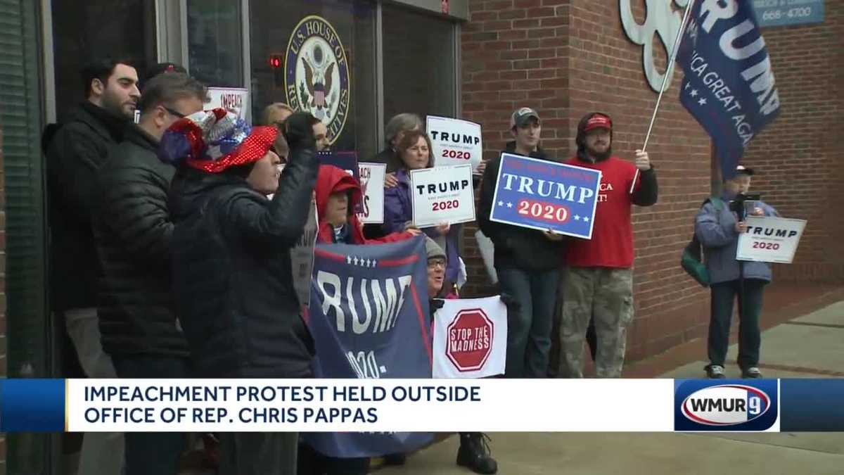 GOP protesters urge Pappas to oppose impeachment