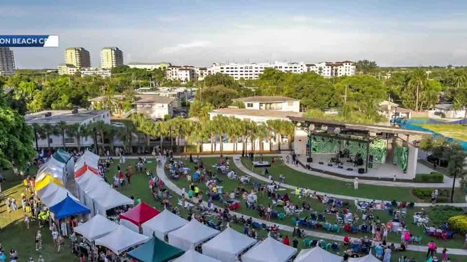 Spring Market in downtown Boynton Beach, Florida