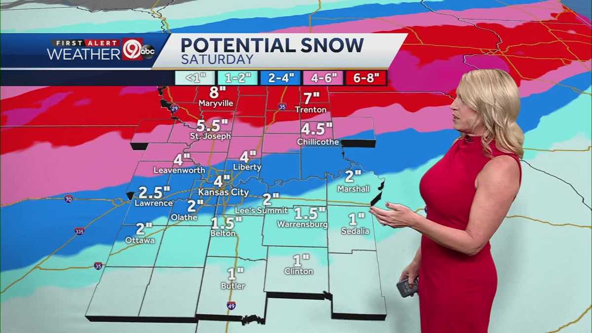 KANSAS CITY WEATHER: Winter storm weather for KC starts early Saturday