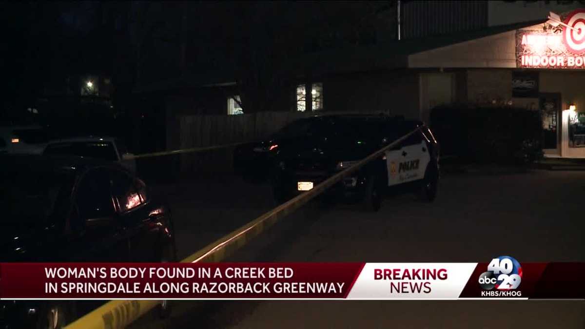 Springdale police identify woman found dead off Razorback Greenway