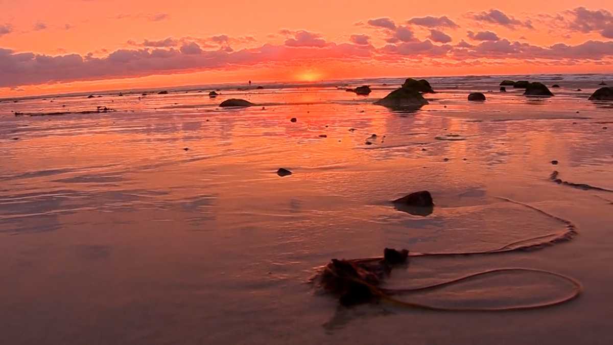Gorgeous Cape Cod sunset ahead of Hurricane Lee