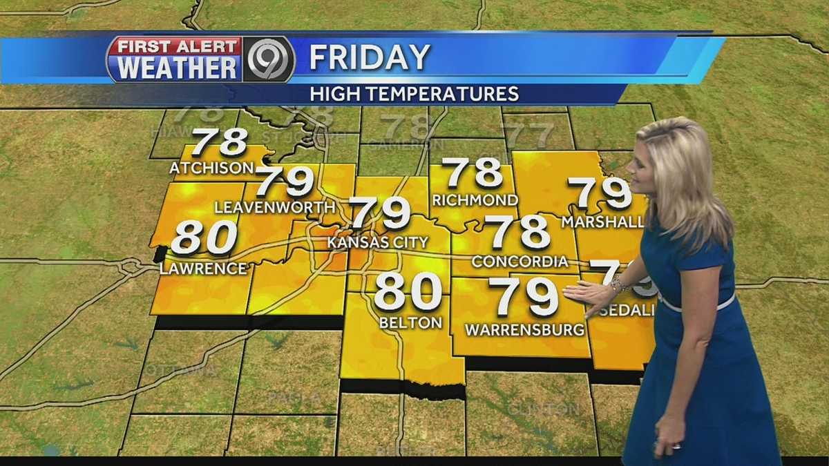 Friday looks comfortable; weekend will be warmer