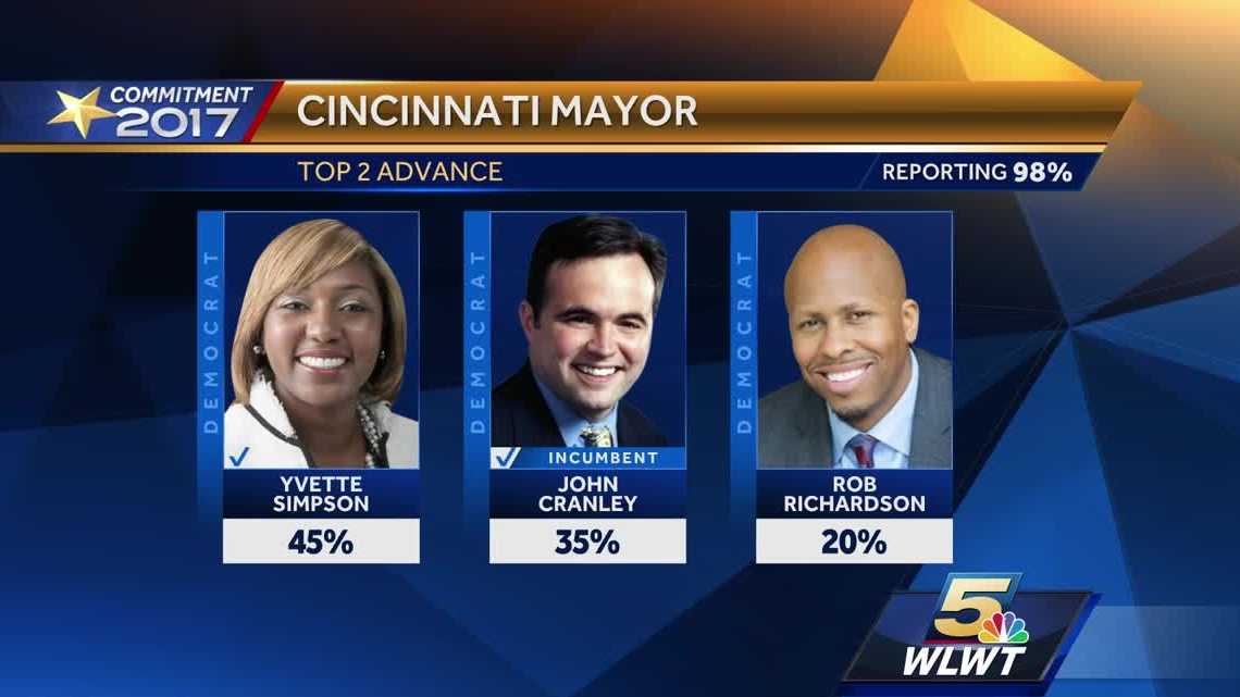 Yvette Simpson, John Cranley will battle for mayor in November
