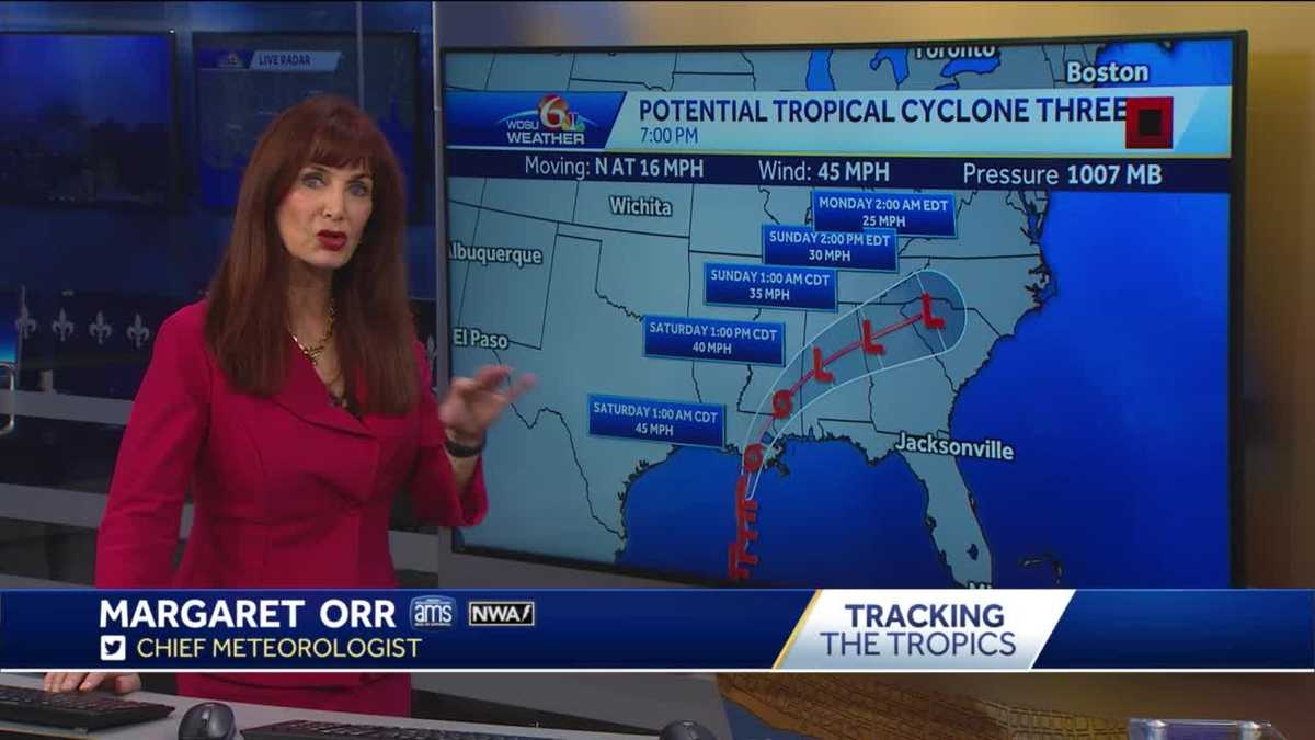WDSU Chief Meteorologist Margaret Orr live on Facebook with latest on ...
