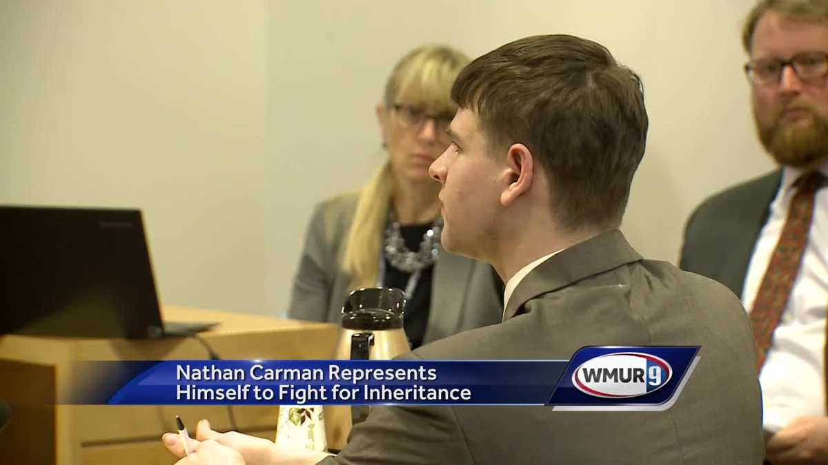 Nathan Carman represents himself in inheritance fight