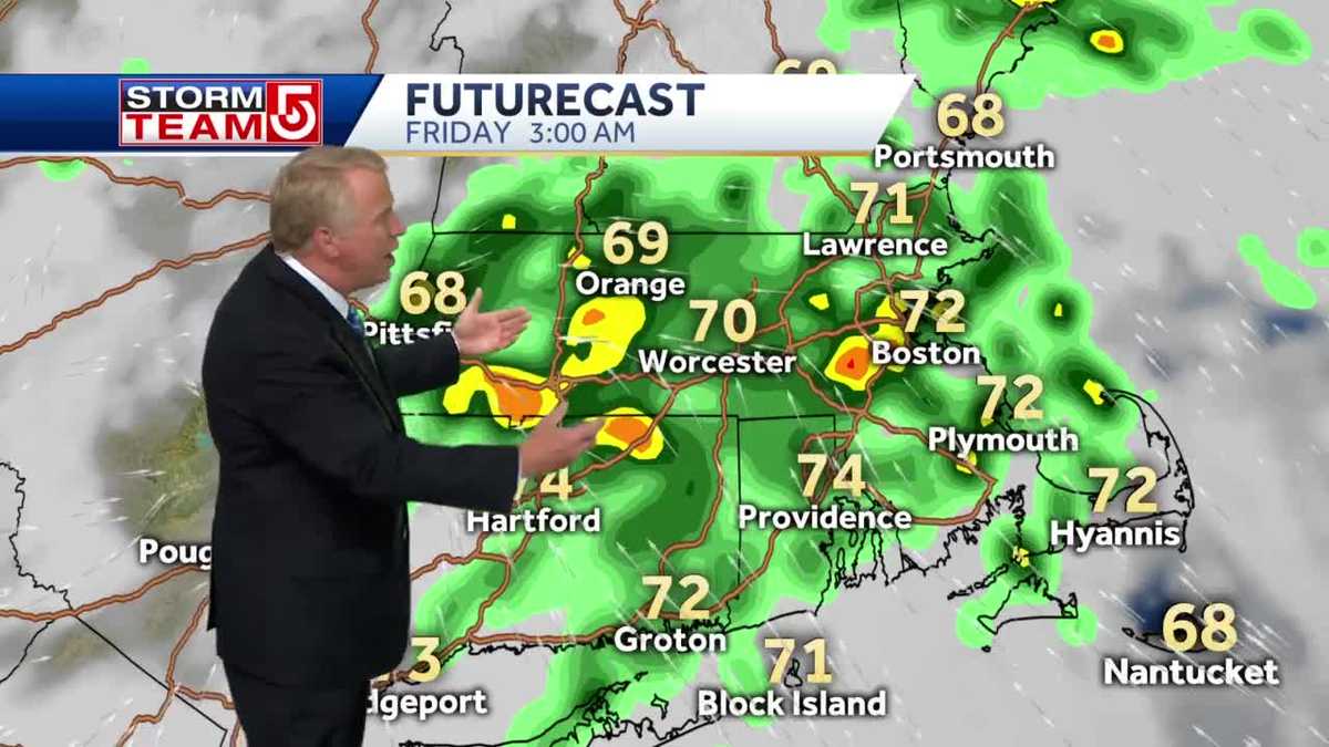 Rain, storms likely across area overnight into Friday