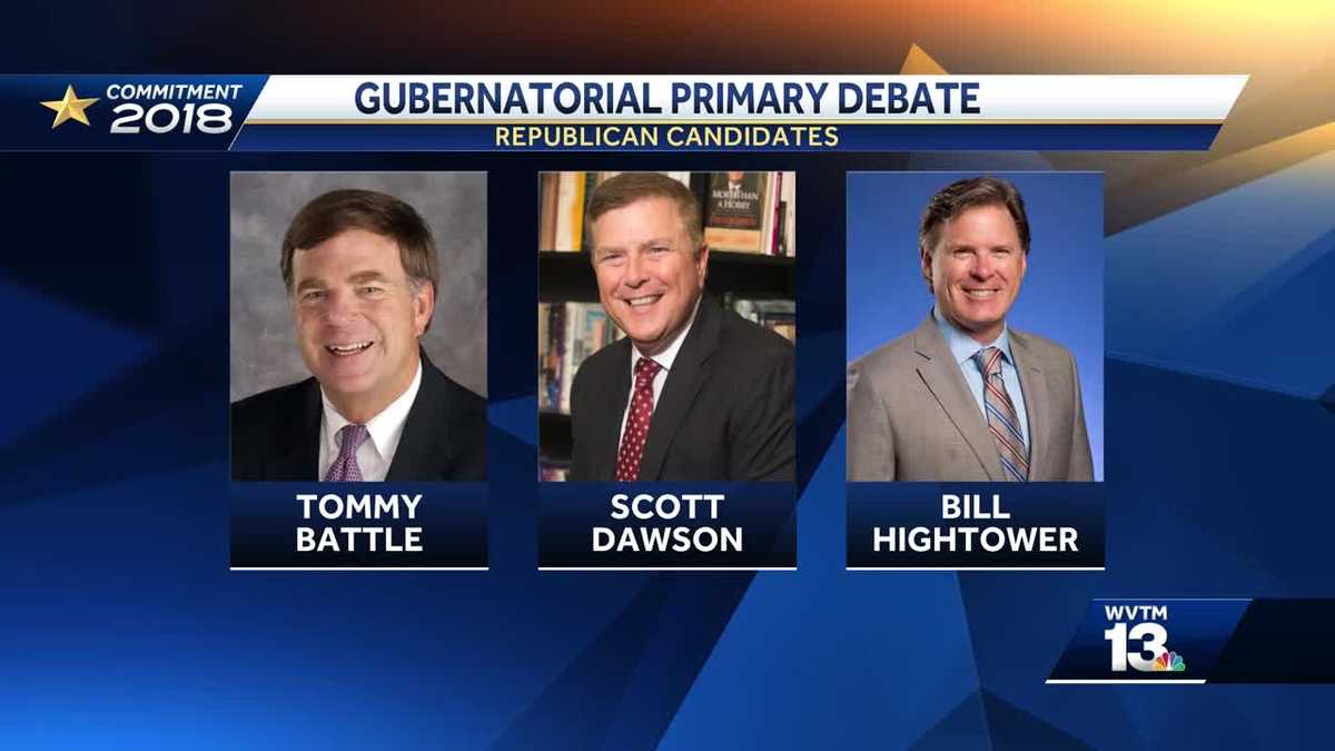 Preview of WVTM 13's Alabama GOP gubernatorial debate