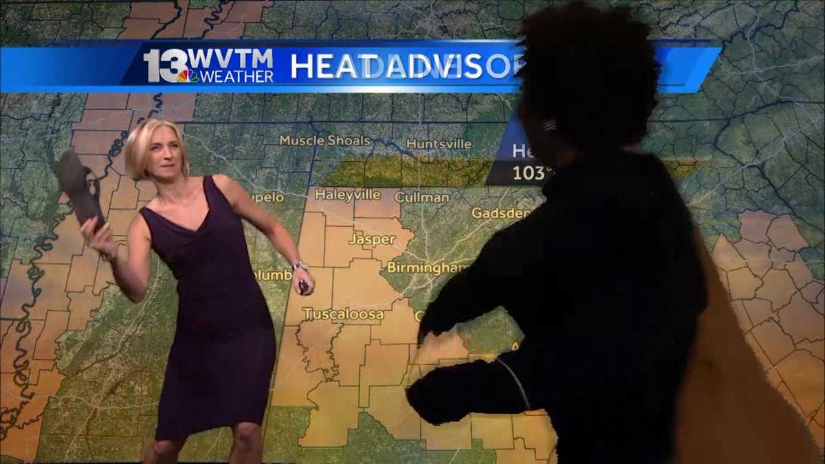 Traffic lady attacks, uhh..."rescues" weather lady