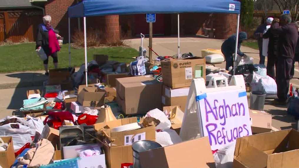 Afghan refugees see a great show of support in Johnston, Iowa
