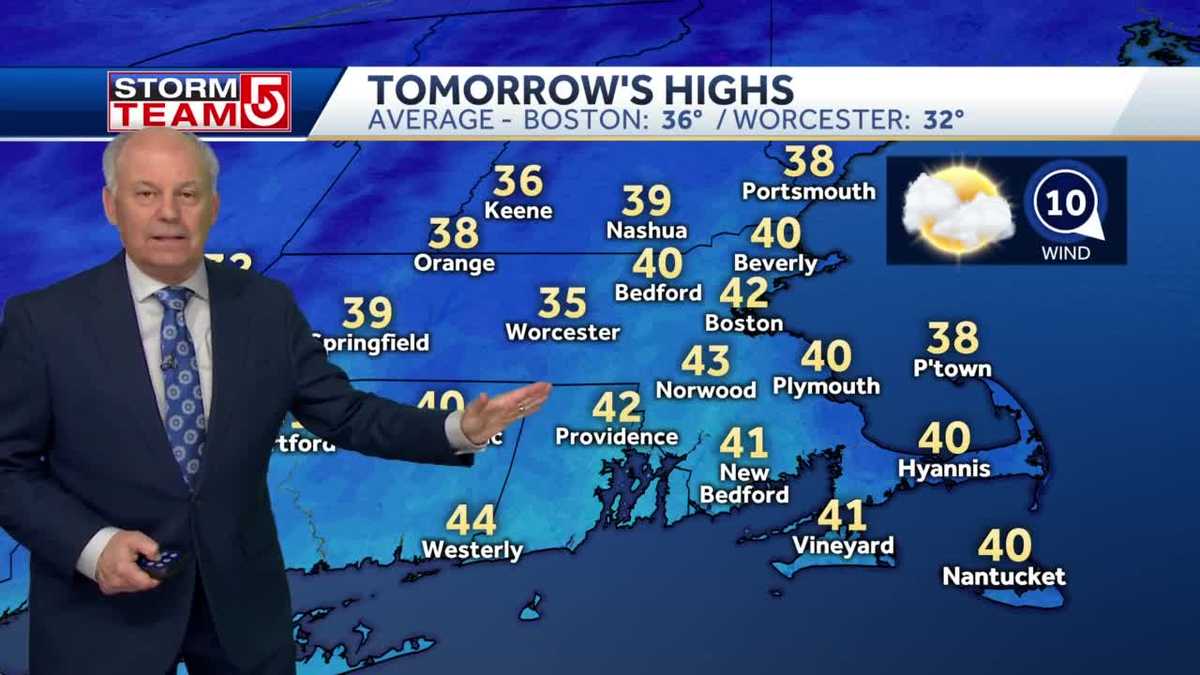 Video: Sunny, slightly chillier weather pattern to continue