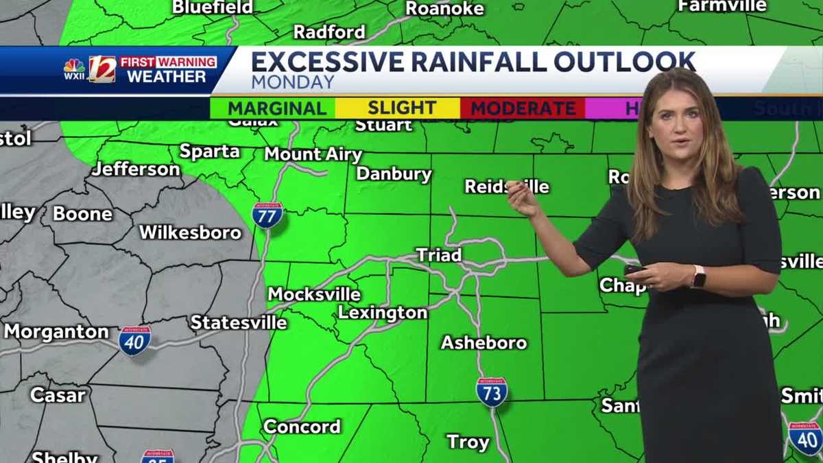 IMPACT DAY: Severe Storms and Heavy Rain Monday Afternoon