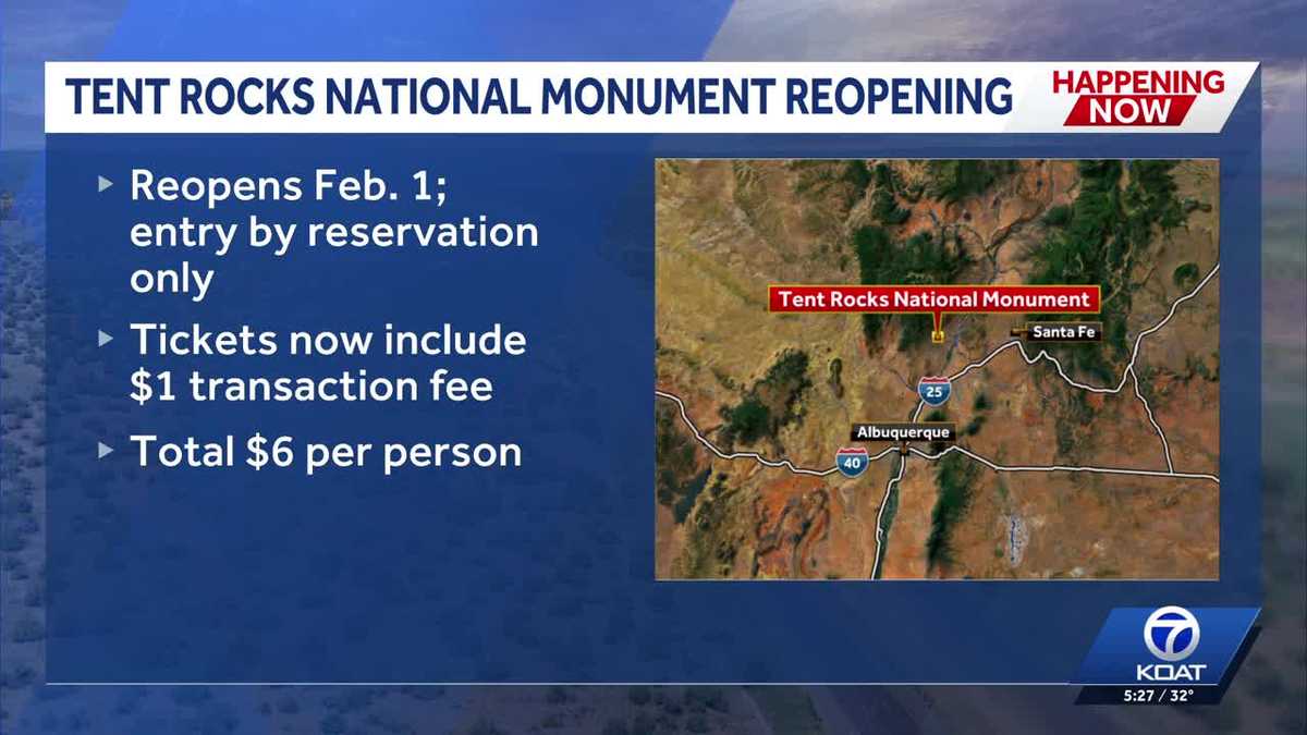 Kasha-Katuwe Tent Rocks National Monument reopening